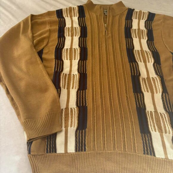Stacey Adams | Sweaters | Vintagestyle Stacy Adams Neutral Textured ...